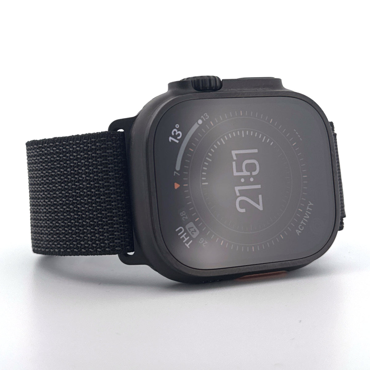 Dark Black Alpine Loop Band for Black Apple Watch Ultra – Bakers Bands ...