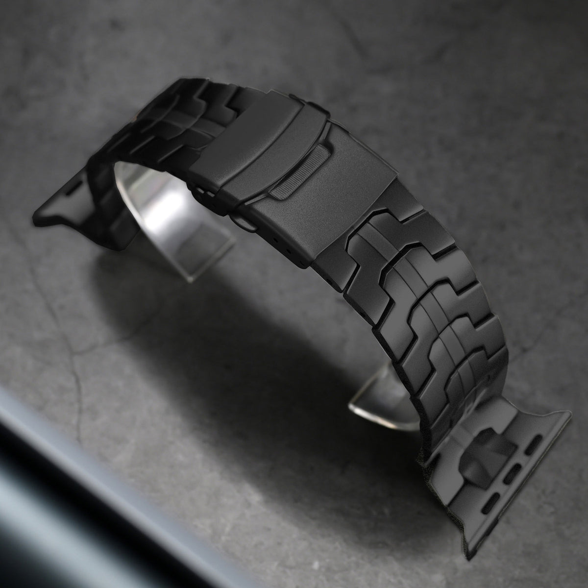 Titanium Iron Man Band (For Apple Watch) - Black | Premium Watch Strap ...